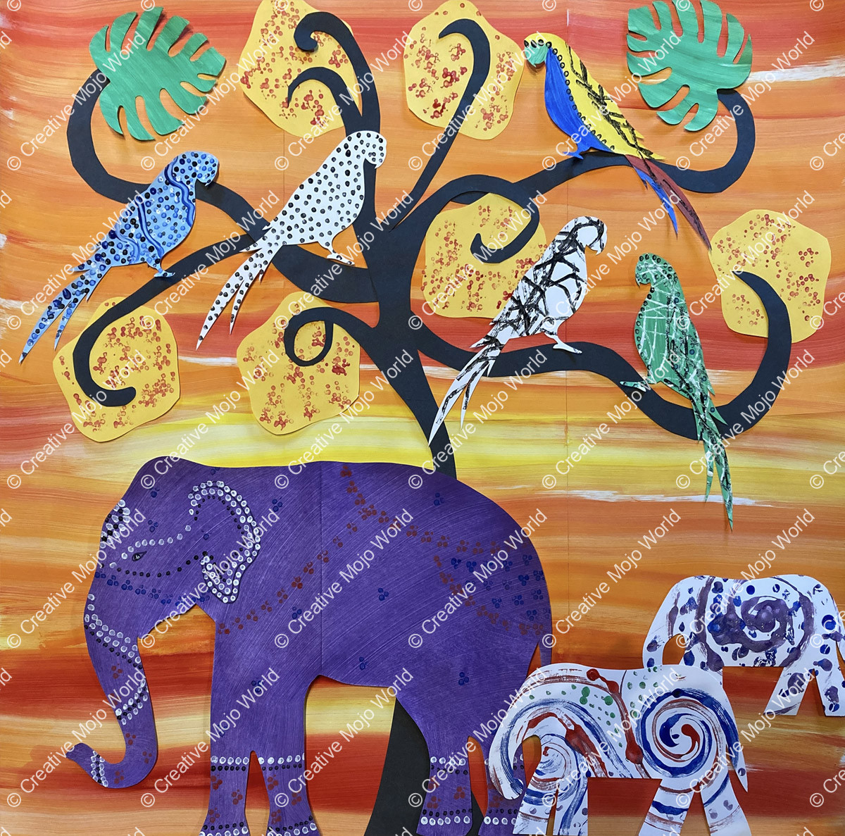 African Tinga Tinga Art – Creative Mojo World – Art Projects For Care